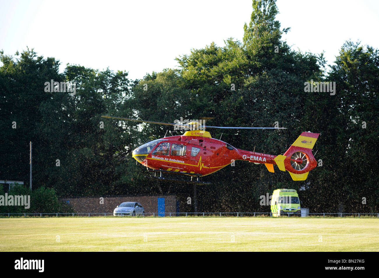 Birmingham hospital helicopter hi-res stock photography and images - Alamy