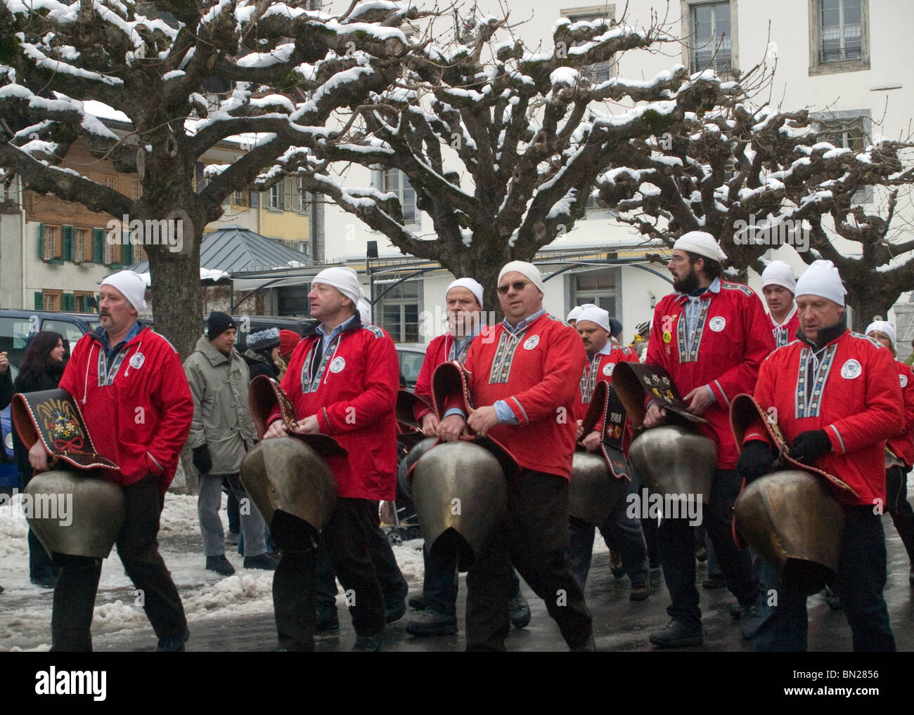 Swiss folklore bell switzerland hi-res stock photography and images - Alamy