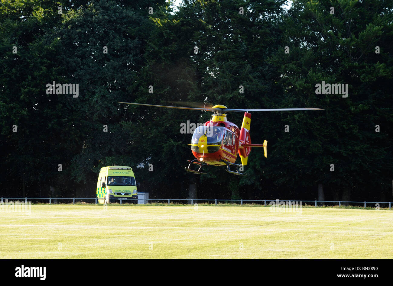 Birmingham hospital helicopter High Resolution Stock Photography and ...