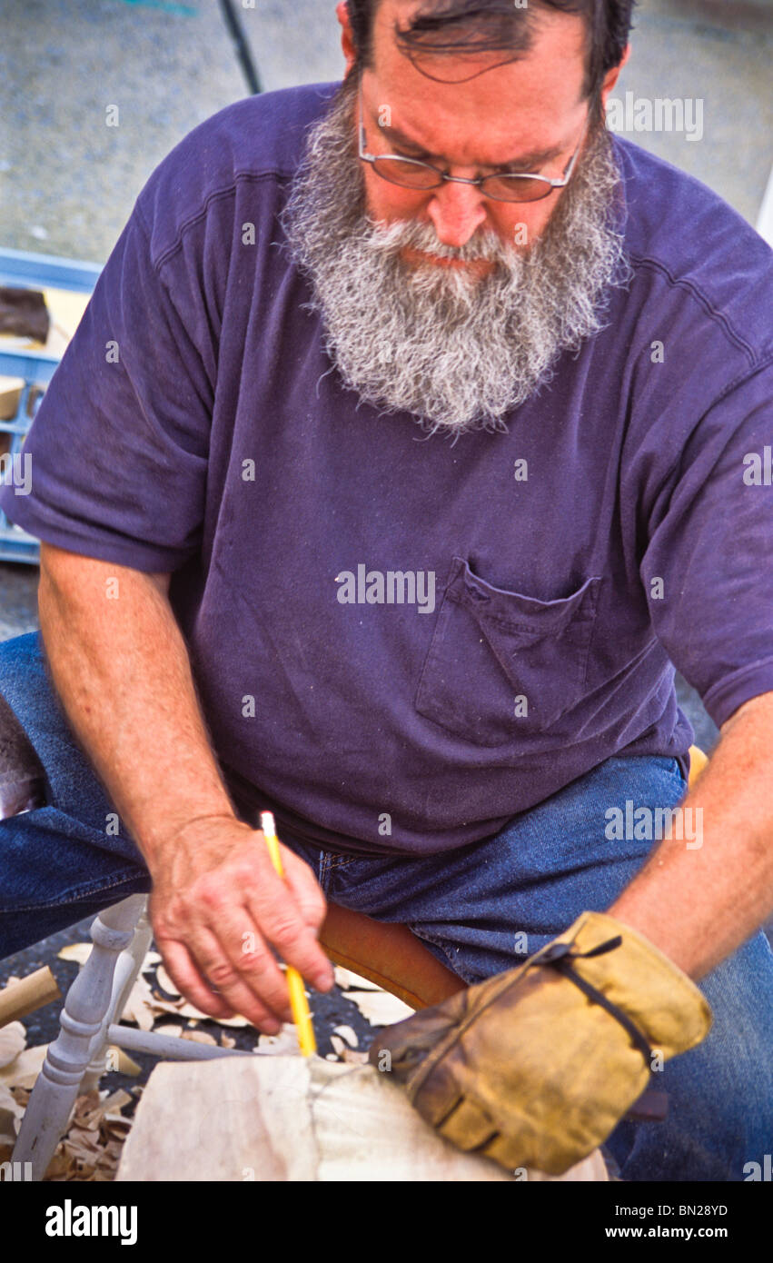 One crafts man using tools Stock Photo - Alamy