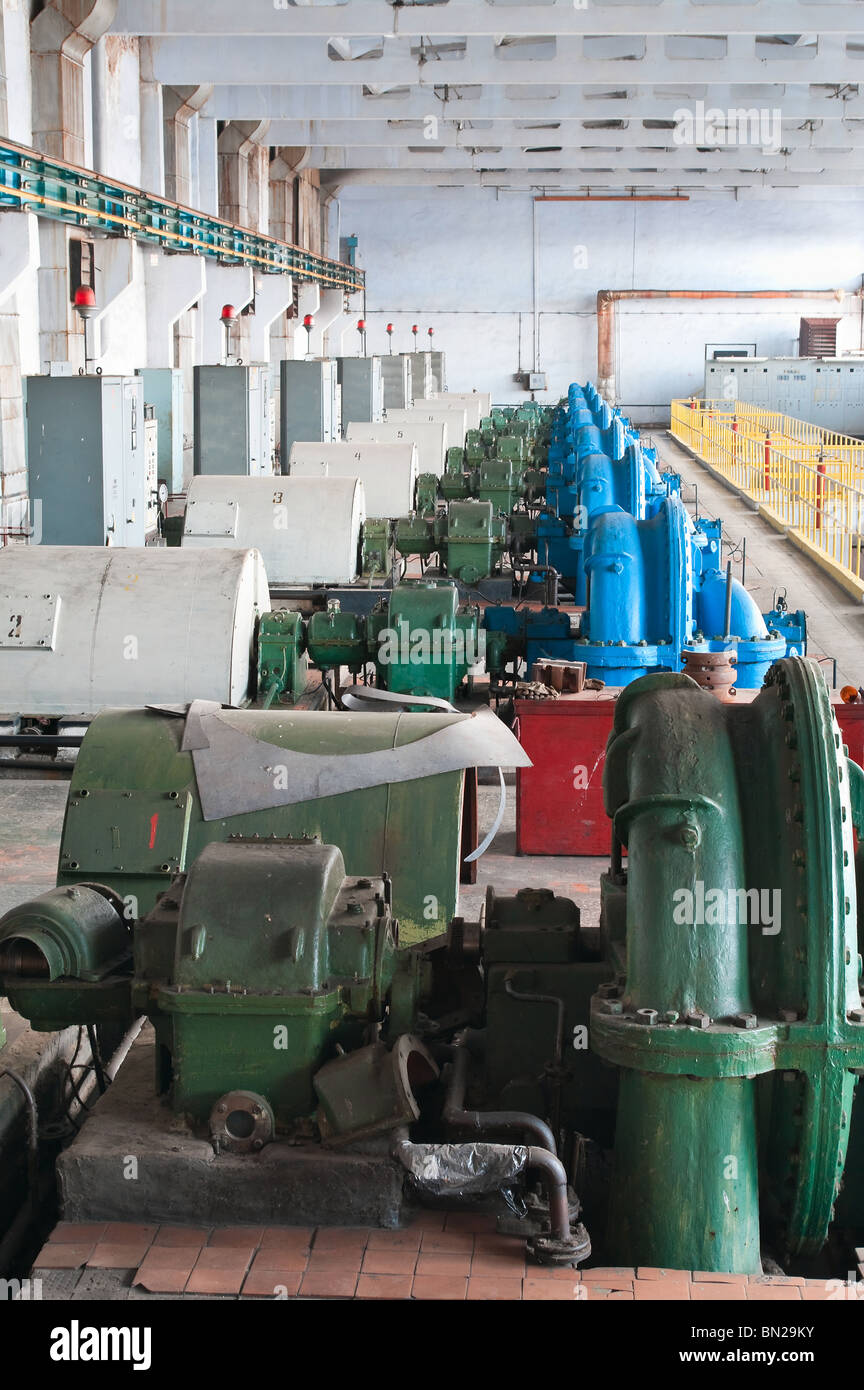 Water pumping station on industrial factory from pump unit Stock Photo ...