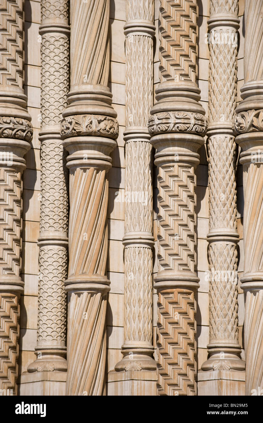 Detail of the beautiful stonework at the entrance to the Natural ...