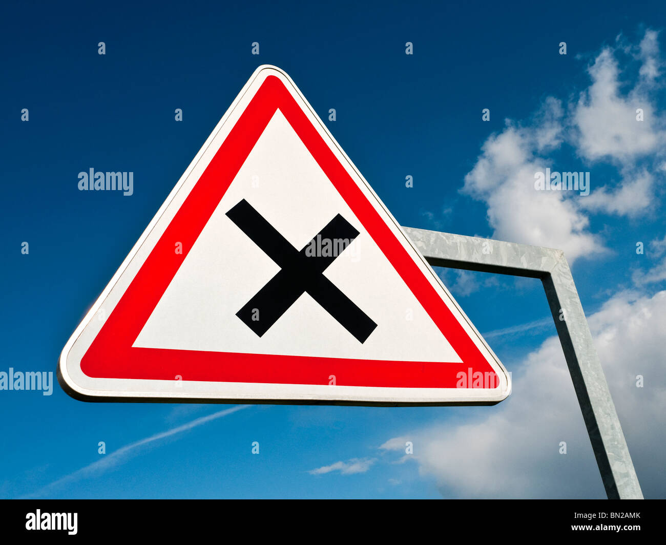 Crossroads Road Sign