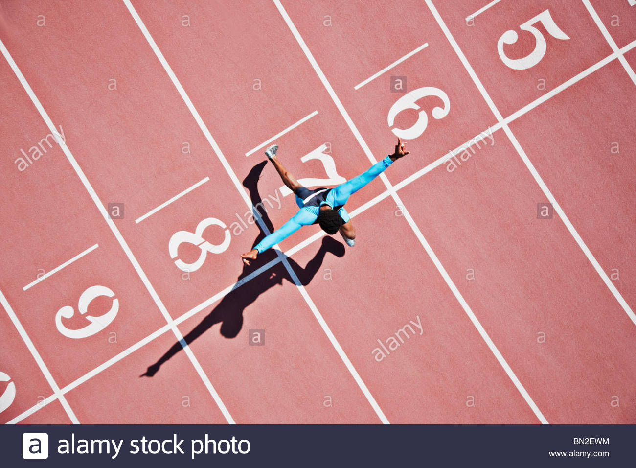 Crossing The Finish Line Stock Photos & Crossing The Finish Line Stock ...