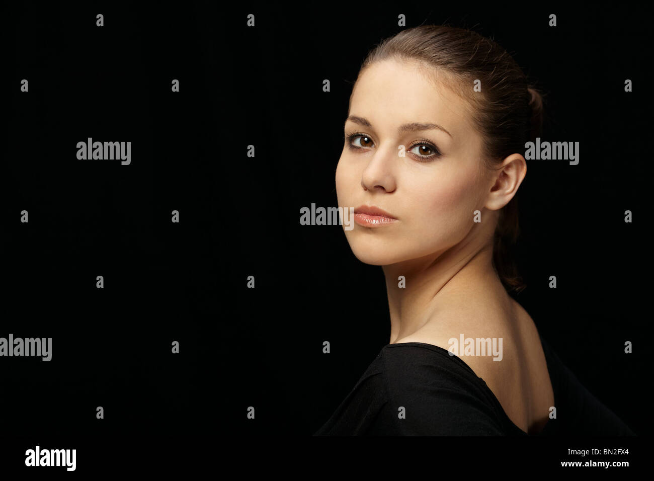 Portrait of pretty girl Stock Photo - Alamy