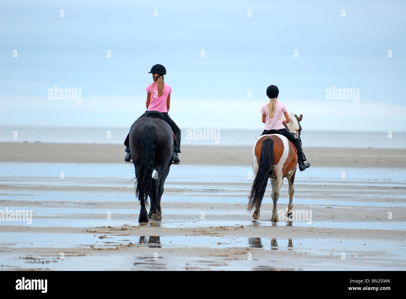 Girl riding rider water white hi-res stock photography and images - Alamy