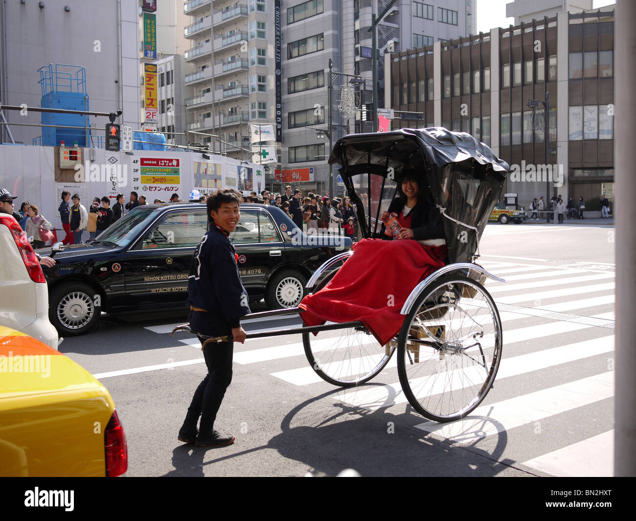 Japan, Tokyo Rickshaw Stock Photo - Alamy