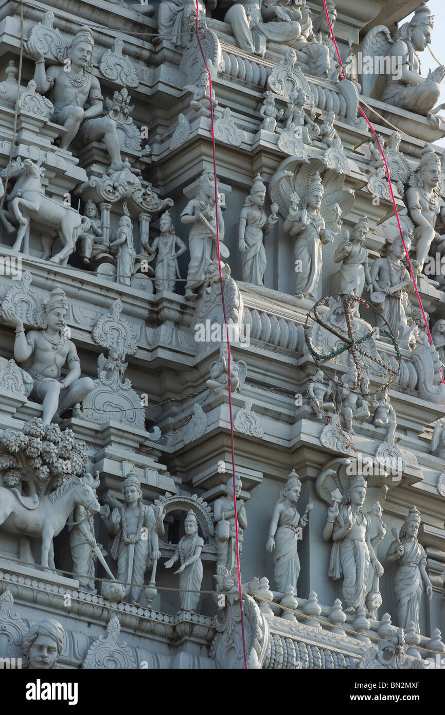 India Tamil Nadu Chennai ex Madras a detail of the Parthasarathi temple ...