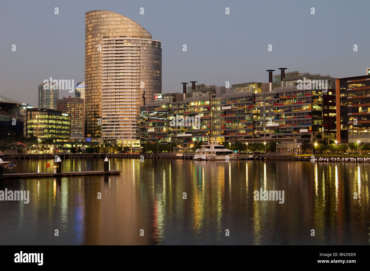 Docklands scene, Melbourne, Australia Stock Photo - Alamy