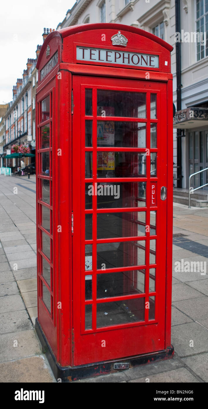 London Telephone Booth Stock Photo - Alamy