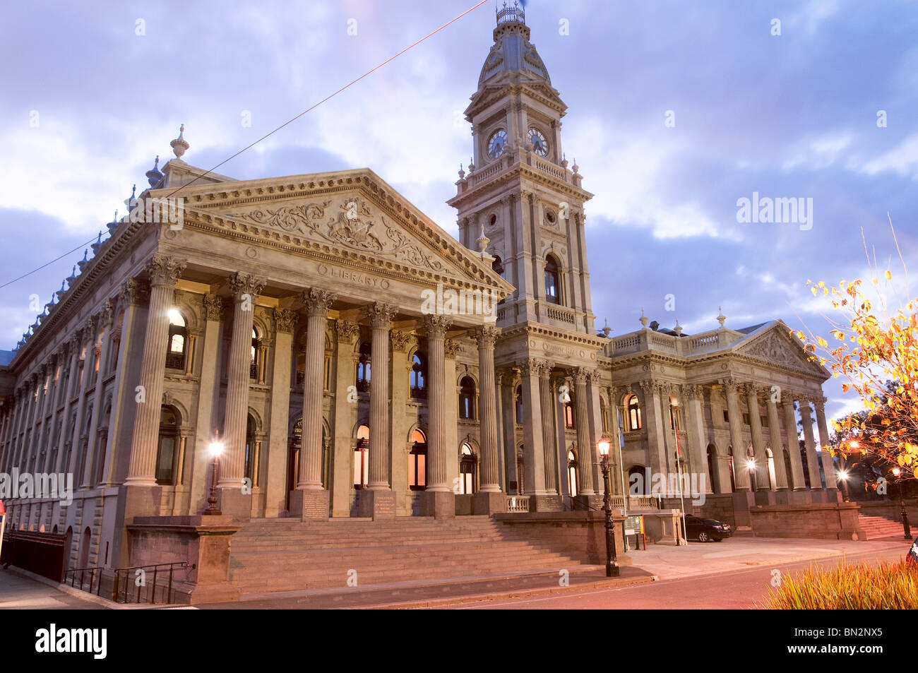 Fitzroy Town Hall, Napier Street, Fitzroy, Melbourne, Australia Stock ...