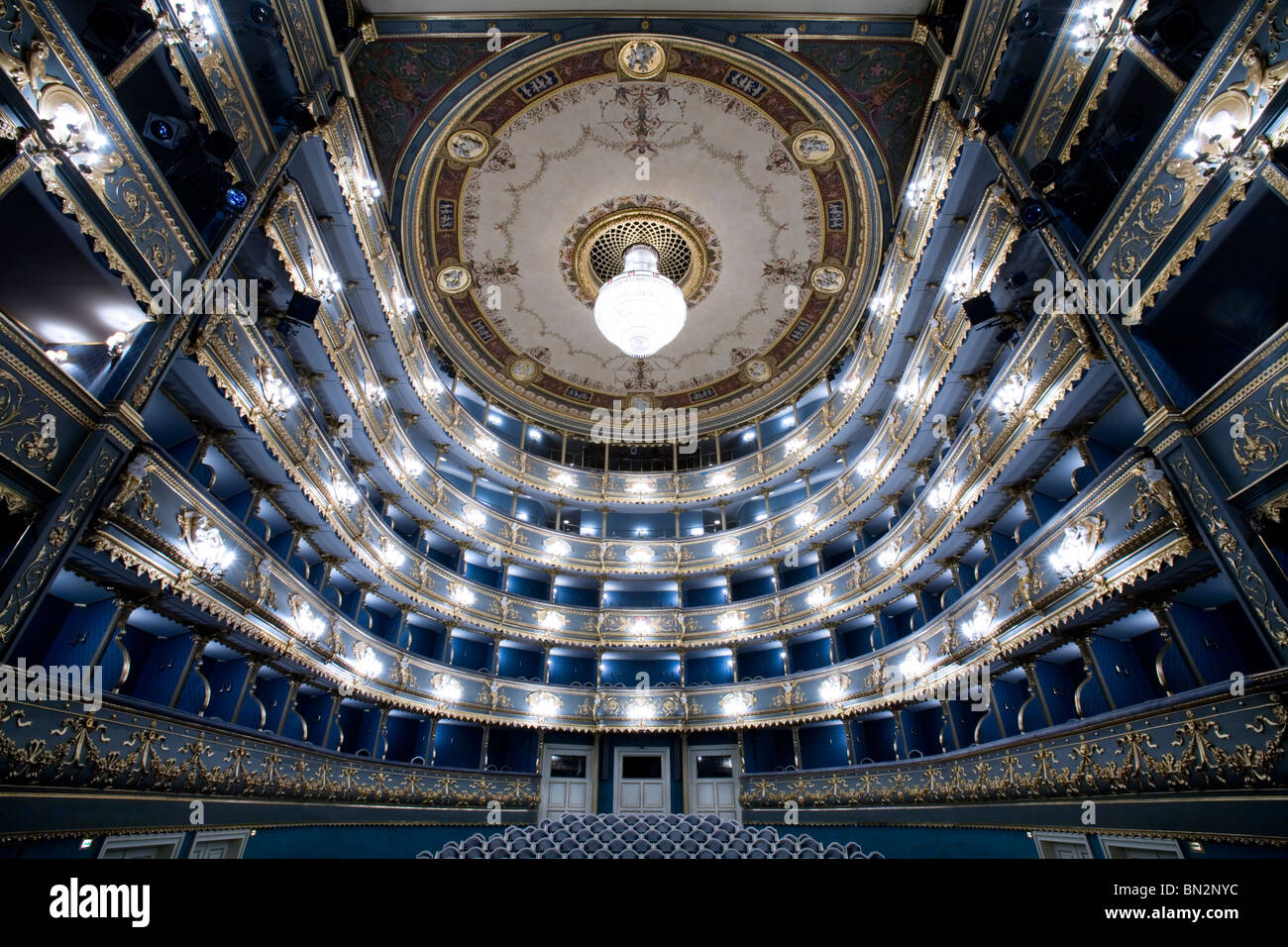 Narodni Divadlo, Estates Theater, Prague Stock Photo - Alamy