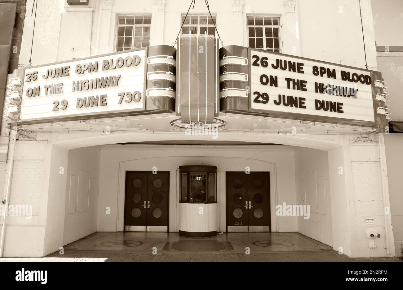 Historic Texas Theater Opened in 1931 Stock Photo - Alamy
