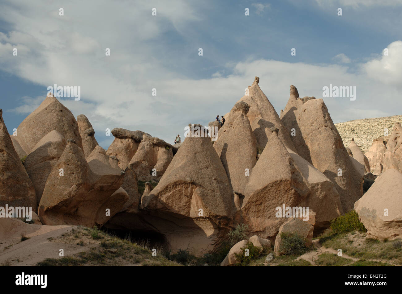Fairy chimneys in Cappadocia Stock Photo - Alamy
