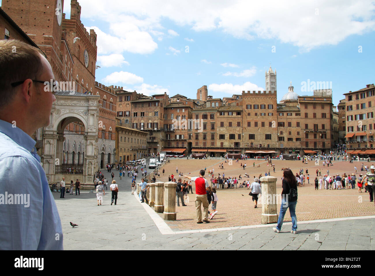 Piazza del Campo Siena, Tuscany, Italy Stock Photo - Alamy
