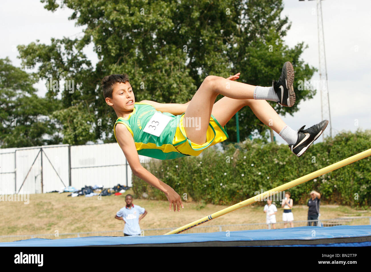 11-12 year olds compete in the Croydon primary schools' athletics ...