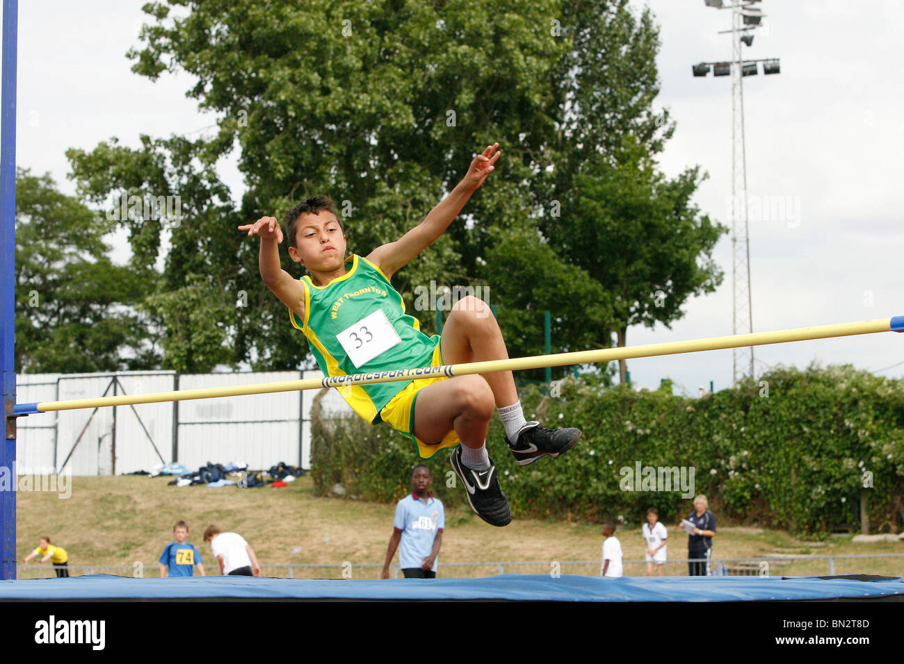11-12 year olds compete in the Croydon primary schools' athletics ...