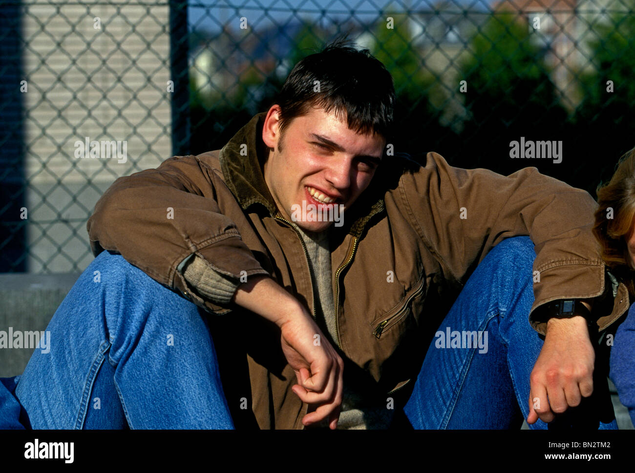 1, one, Belgian, young man, man, male student, student, on campus ...