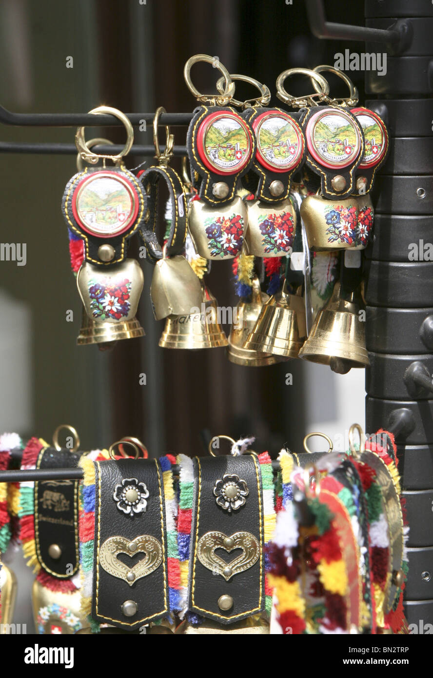 Swiss bells cow bells Stock Photo - Alamy
