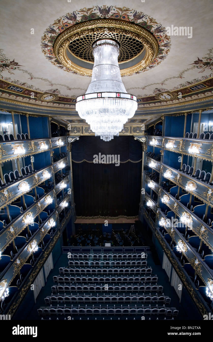 Narodni Divadlo, Estates Theater, Prague Stock Photo - Alamy