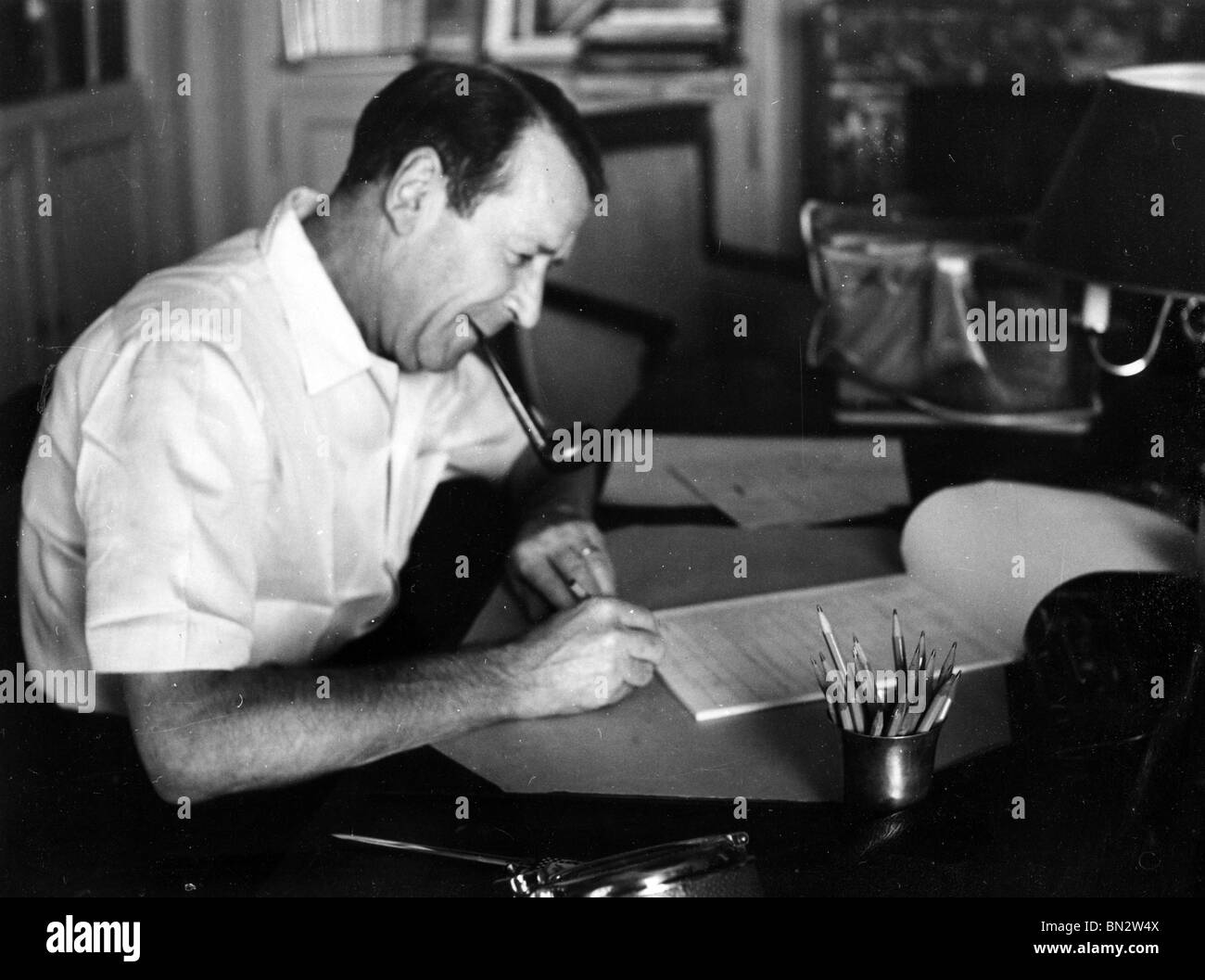 GEORGES SIMENON (1903-1989) prolific Belgian writer who created the ...