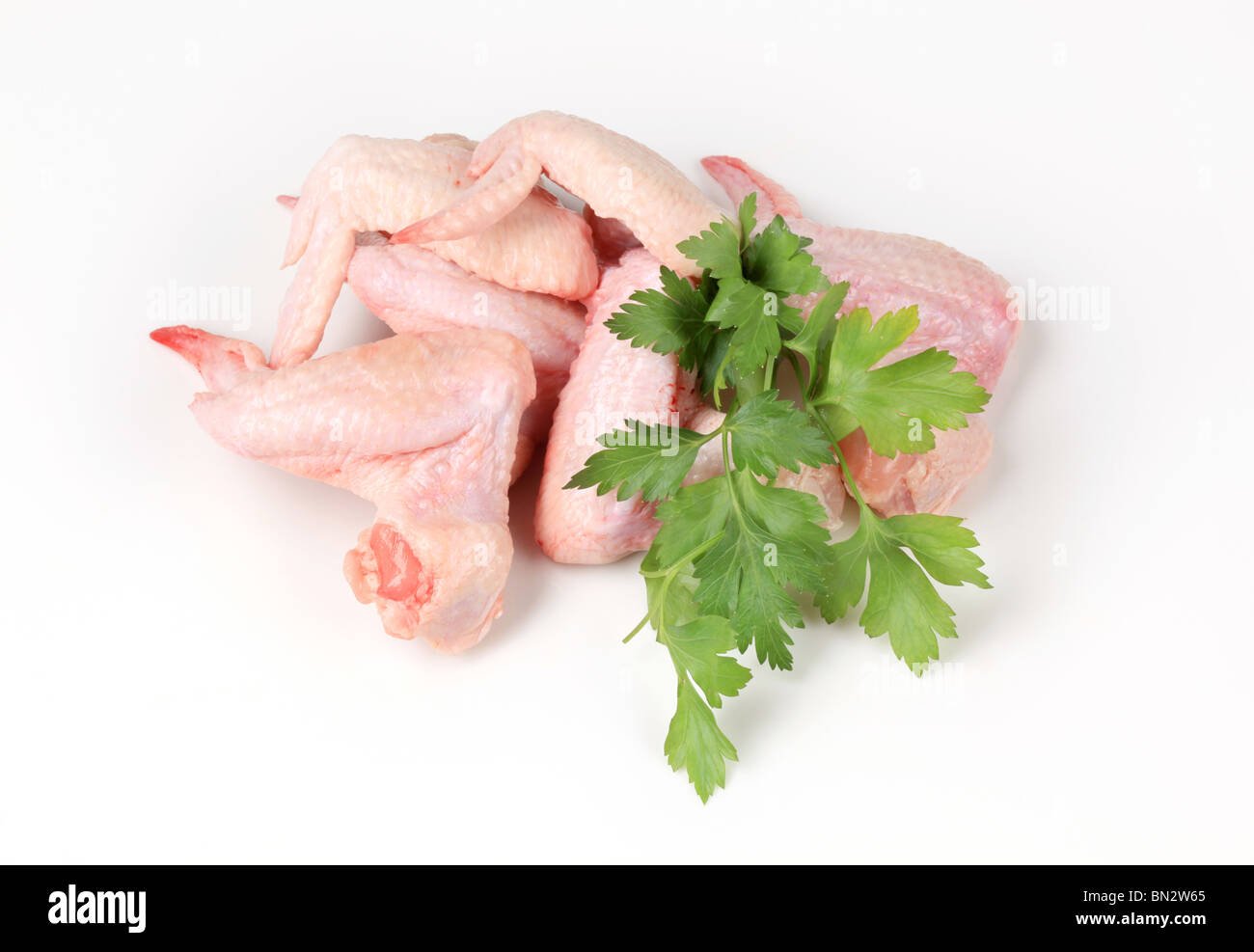 Raw chicken wings Stock Photo - Alamy