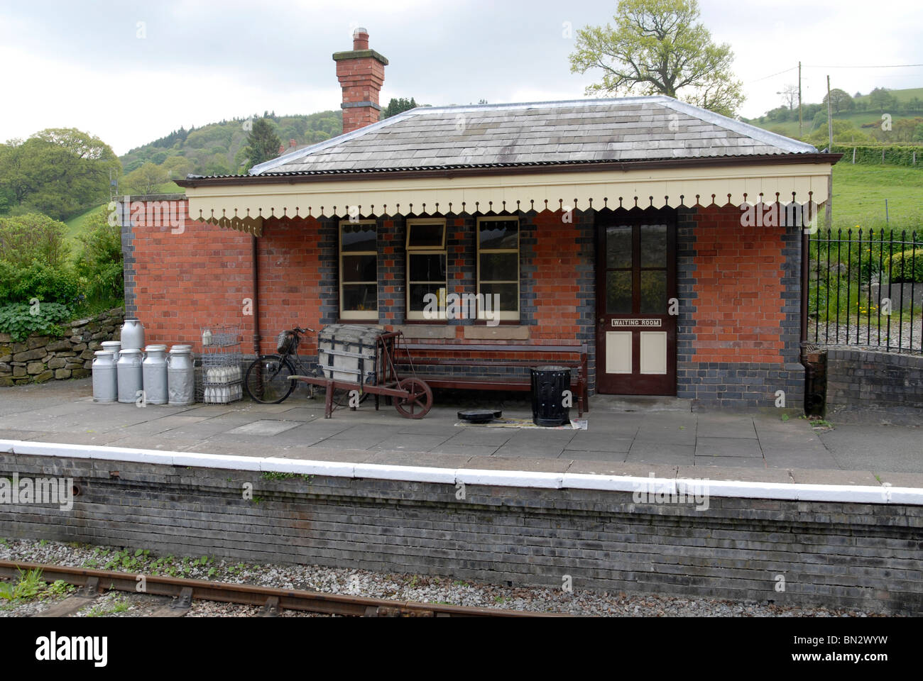 Llangollen Railway, Carrog Station, Wales, UK Stock Photo - Alamy