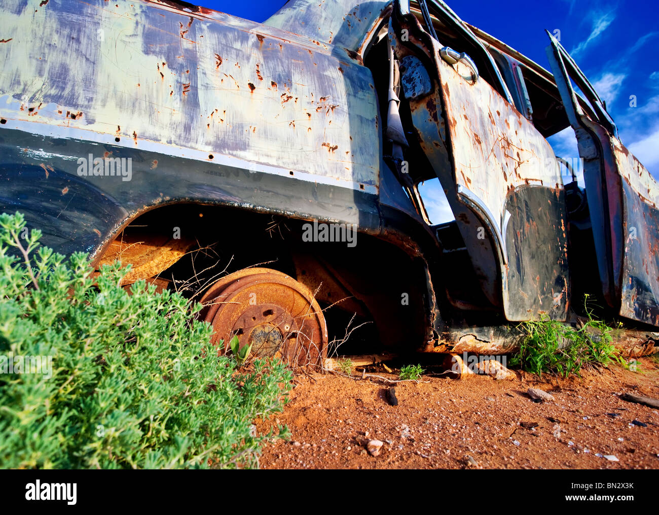 Car wreck landscape hi-res stock photography and images - Alamy