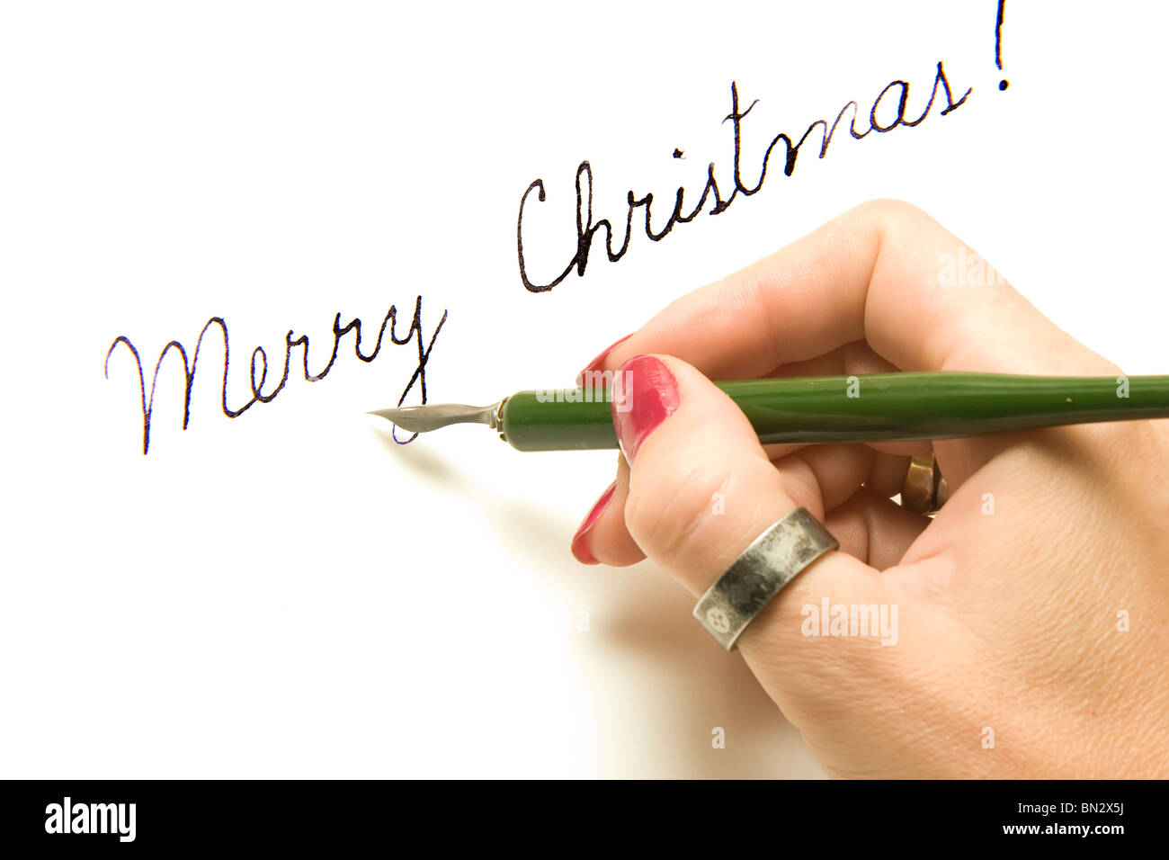 Christmas text writing hi-res stock photography and images - Alamy