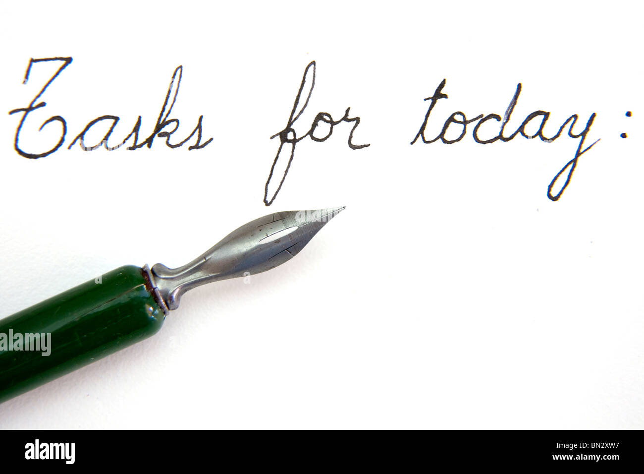 Blank tasks list hi-res stock photography and images - Alamy