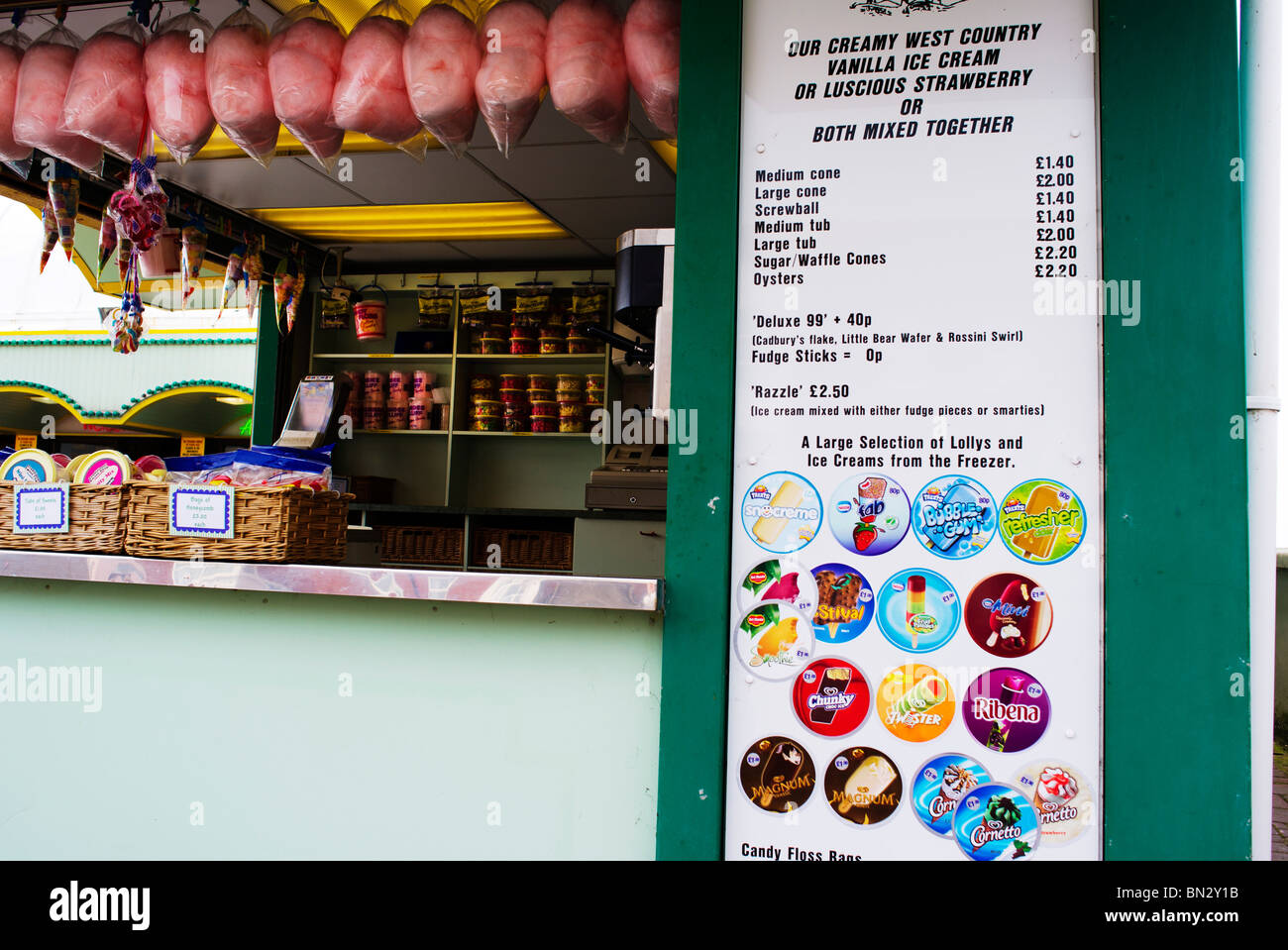 burnham on sea holiday resort somerset uk Stock Photo - Alamy