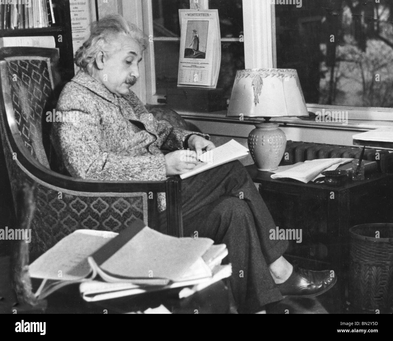 ALBERT EINSTEIN (1879-1955) German-born theoretical physicist at his ... ALBERT EINSTEIN (1879-1955) German-born theoretical physicist at his ...
