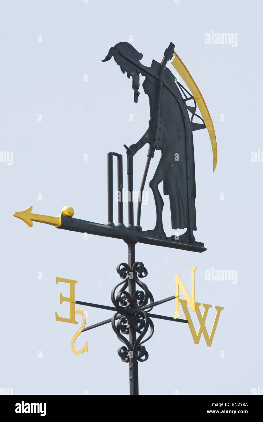 Old Father Time weather vain at Lords Cricket Ground, London Picture by ...