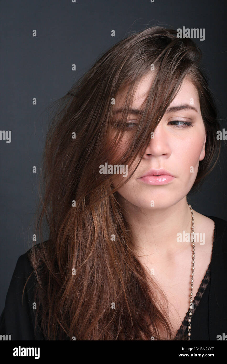 Woman hangover makeup hi-res stock photography and images - Alamy