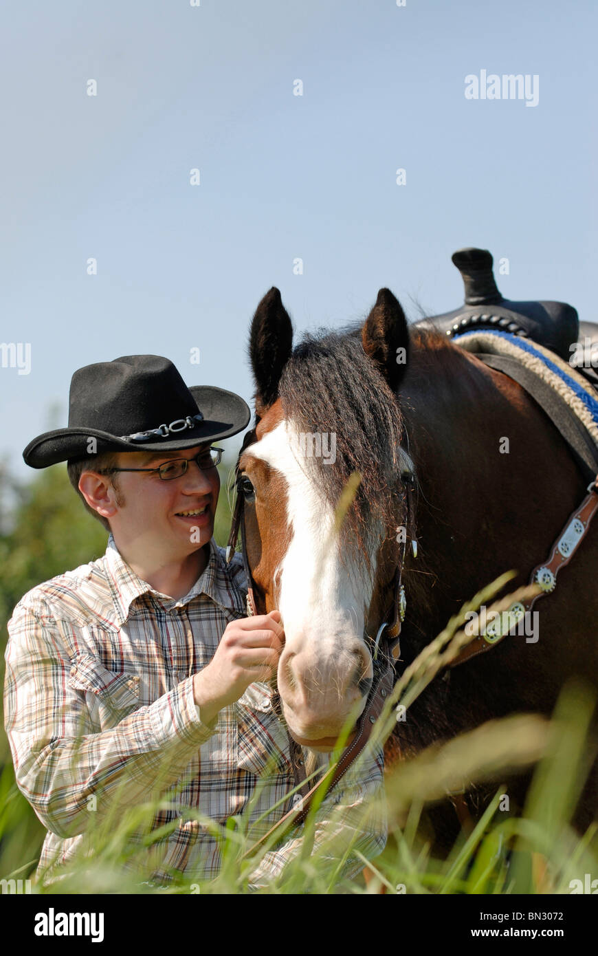 young man with Tinker Stock Photo - Alamy
