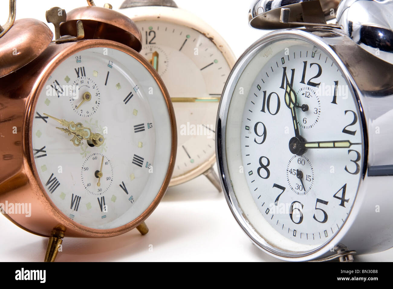 Midnight on alarm clocks hi-res stock photography and images - Alamy