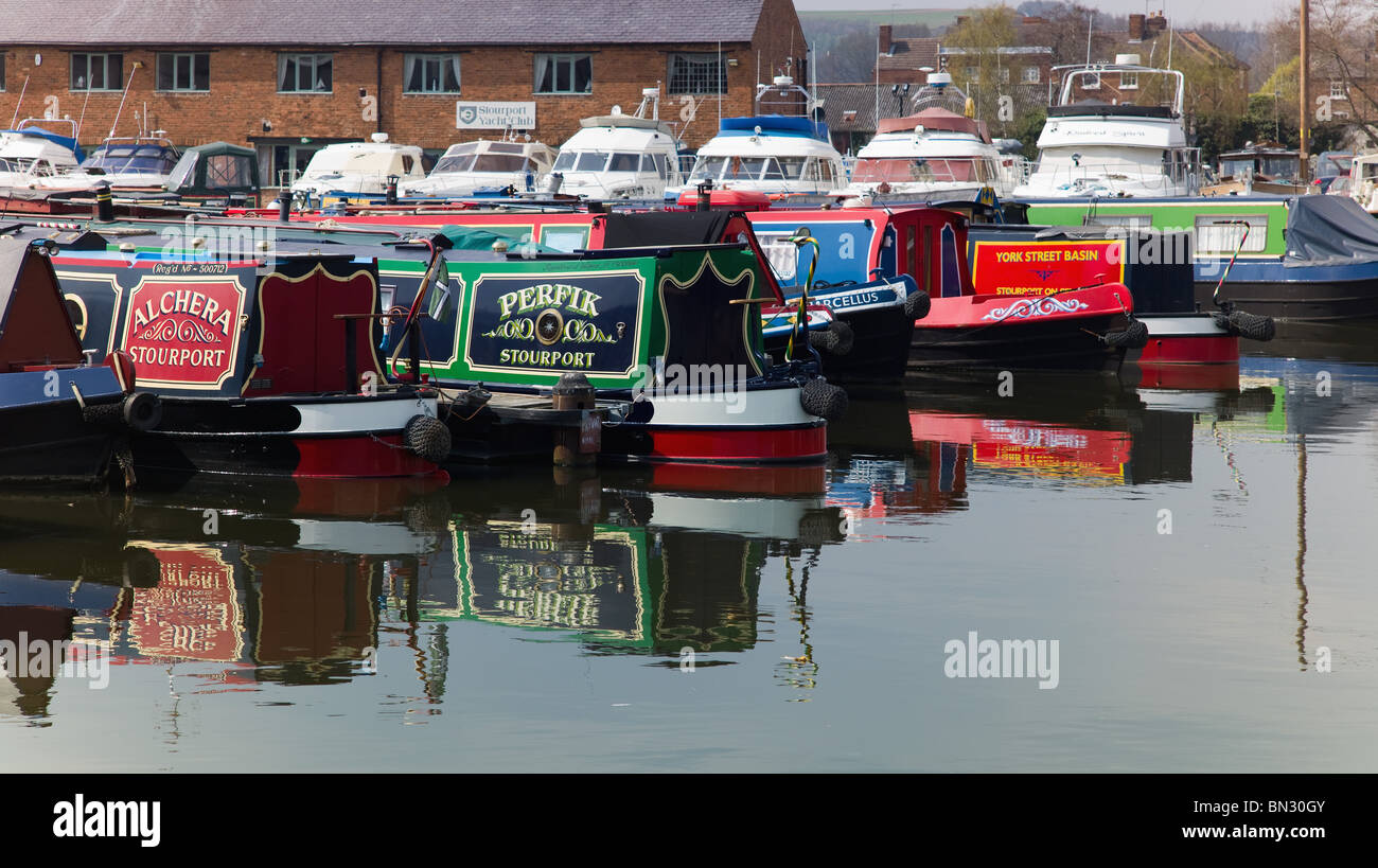 england midlands worcestershire STOURPORT canal basins junction of the ...
