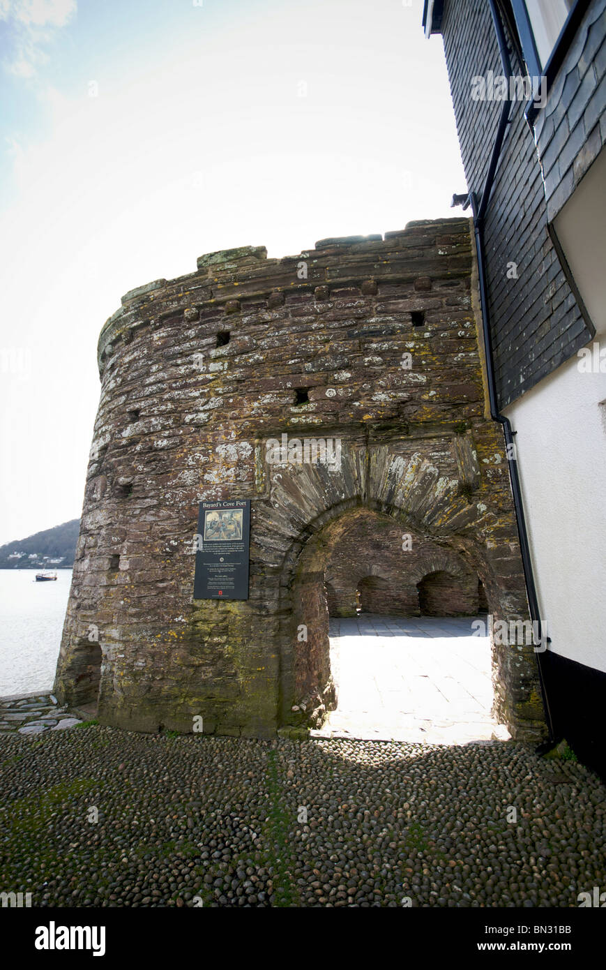 Dartmouth Devon UK Castle Stock Photo - Alamy