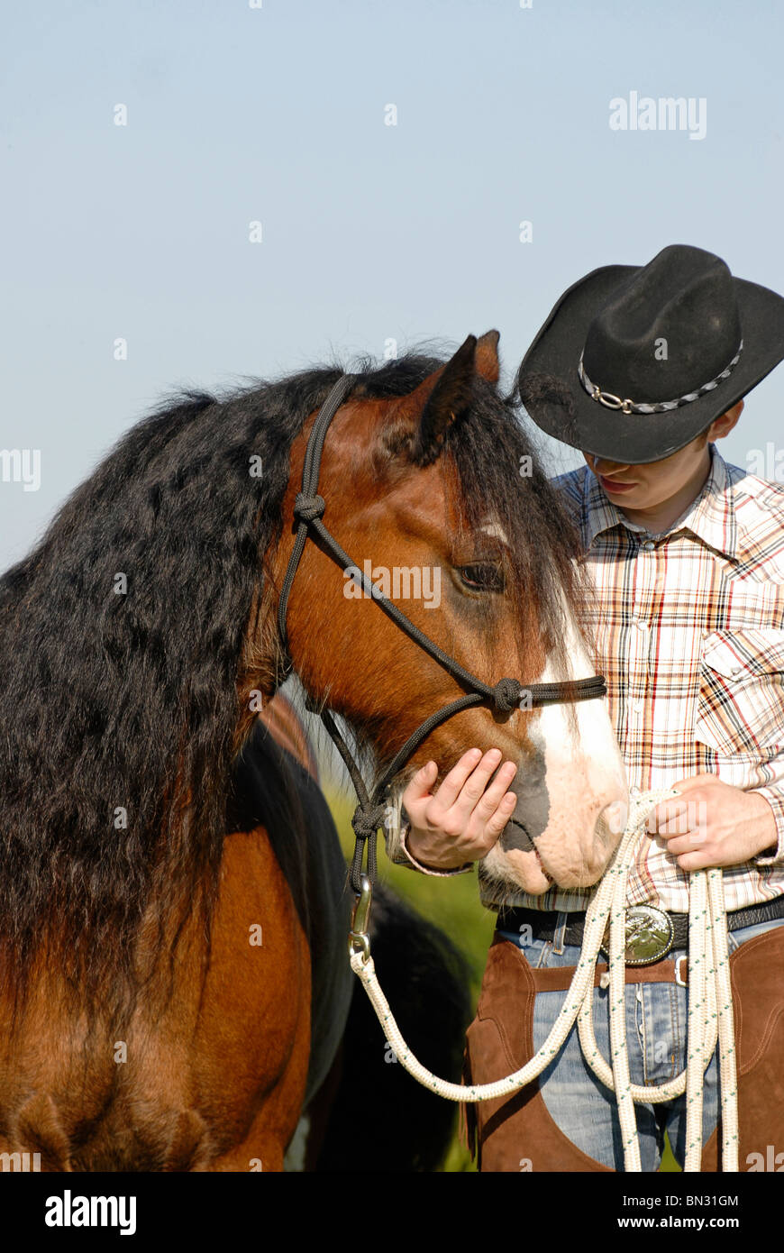 young man with Tinker Stock Photo - Alamy