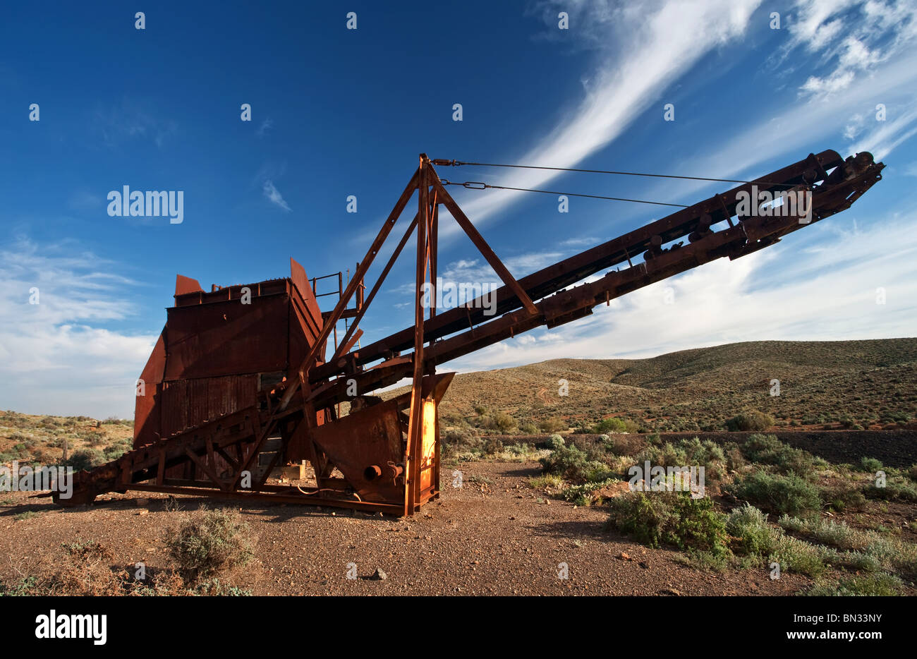 Abandoned mining equipment hi-res stock photography and images - Alamy