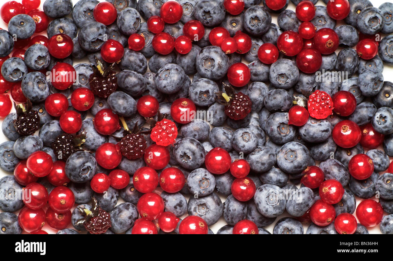 Mix of berry fruits Stock Photo - Alamy