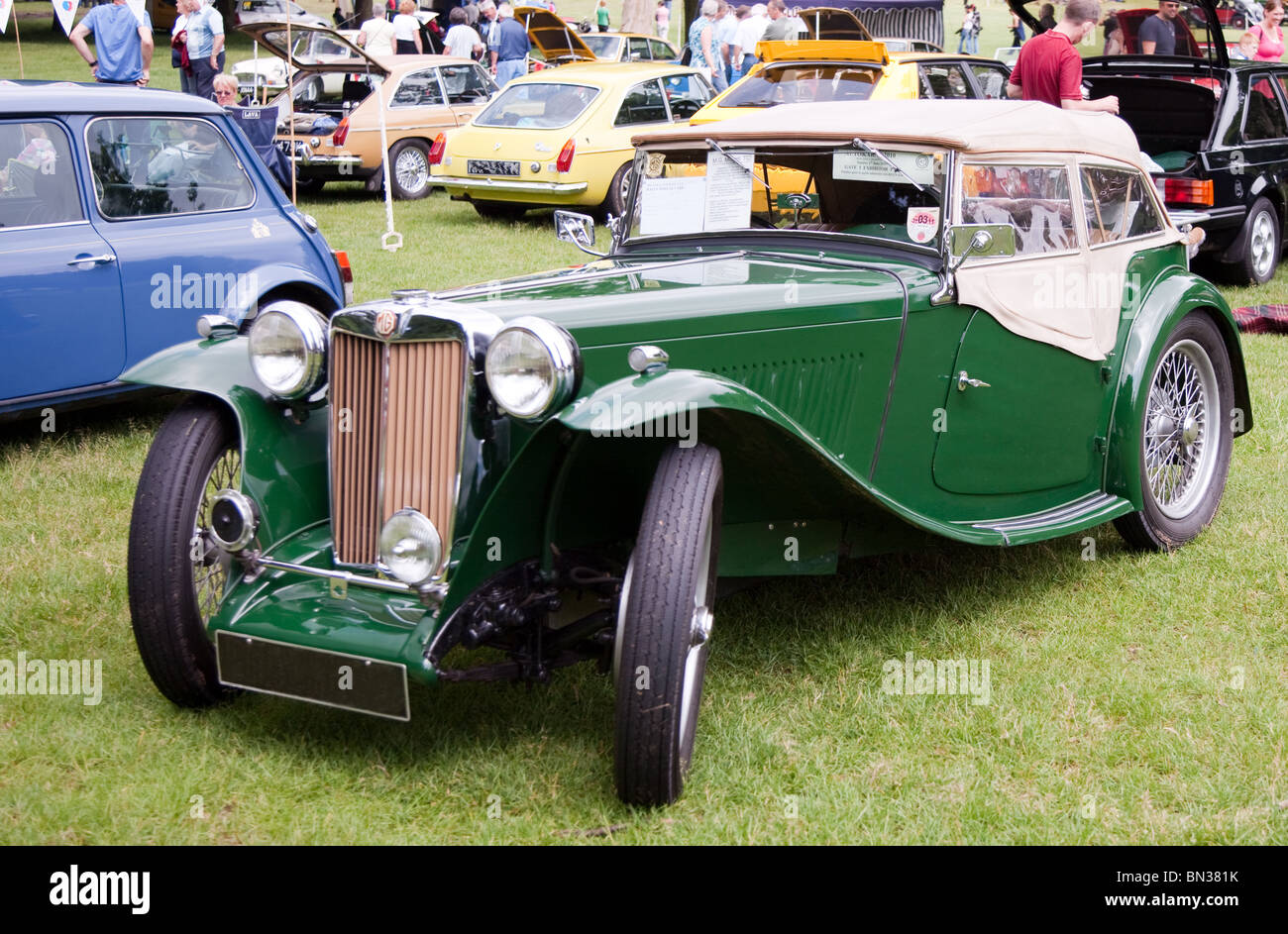 MG TC sports car Stock Photo - Alamy