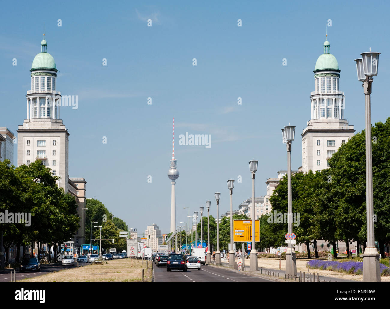 Karl marx allee berlin hi-res stock photography and images - Alamy