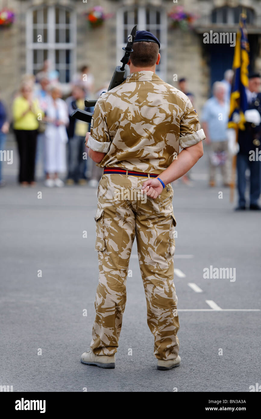 At ease The Royal Logistic Corps on parade Stock Photo - Alamy