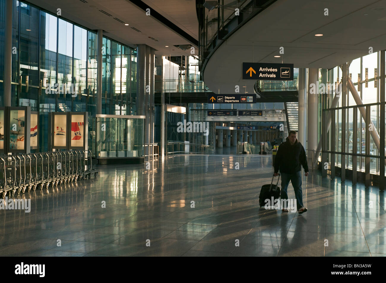 Montreal international airport Stock Photo - Alamy