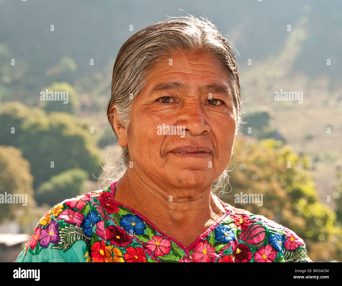 Mayan Indigenous lady Solola region Guatemala Stock Photo - Alamy