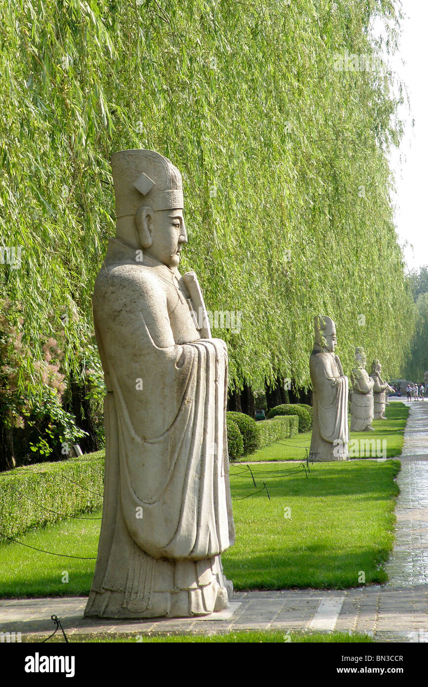 Ming tombs, Spirits way, Beijing, China Stock Photo - Alamy