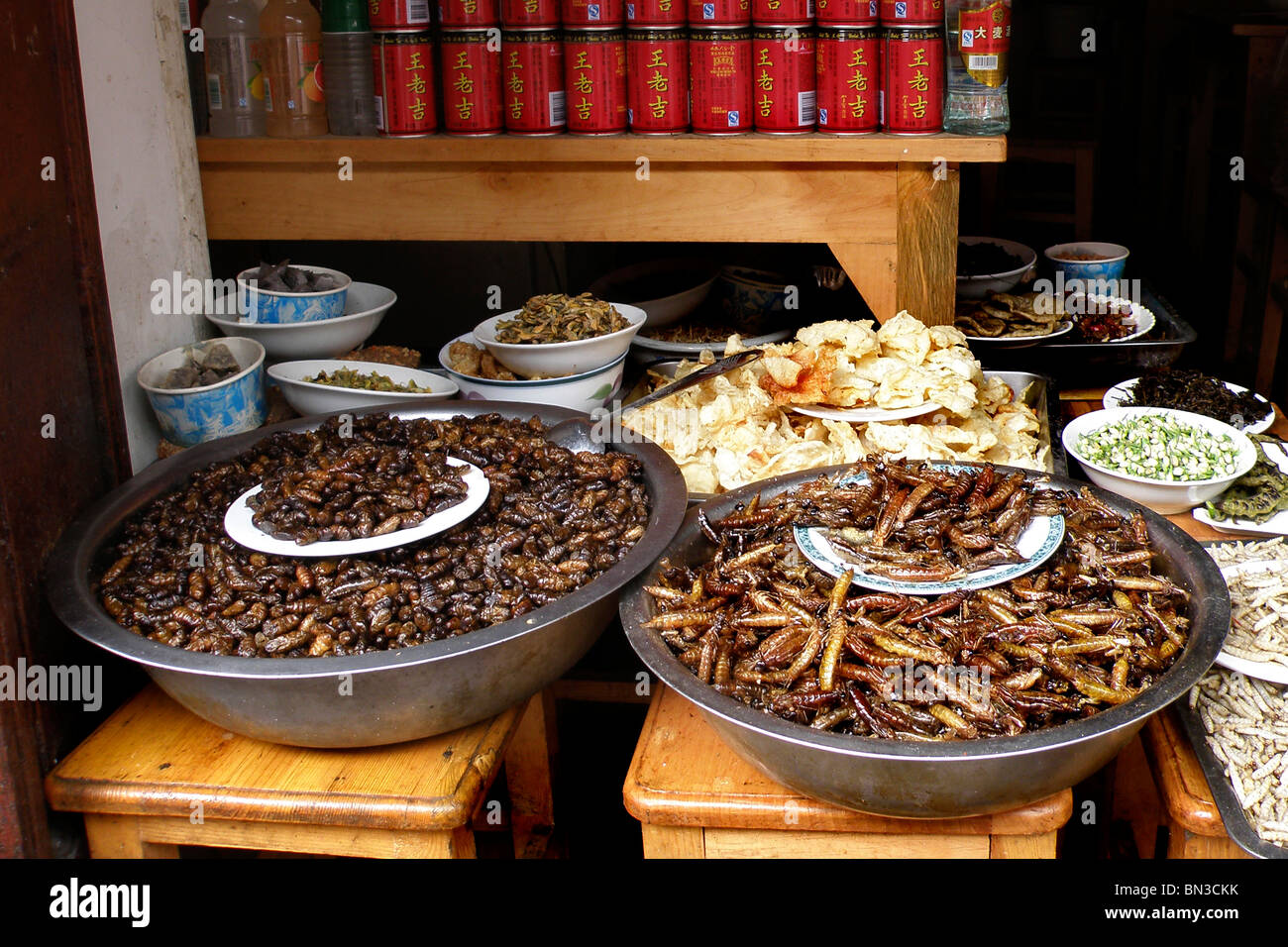 Chinese food, Lijiang, Yunnan, China Stock Photo - Alamy