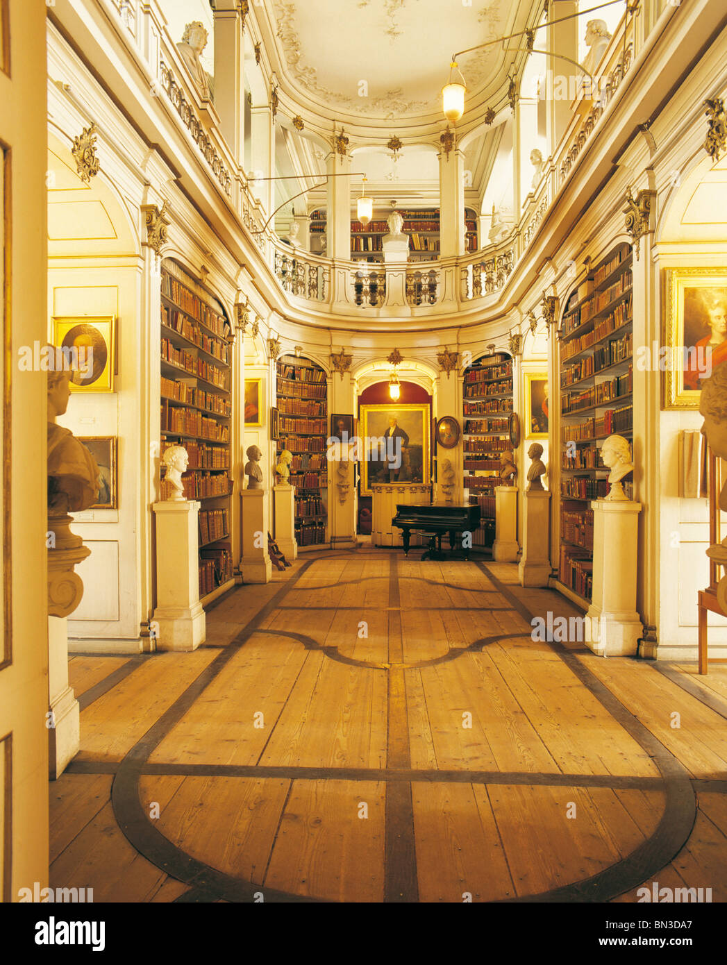 Interiors of library, Weimar, Thuringia, Germany Stock Photo - Alamy