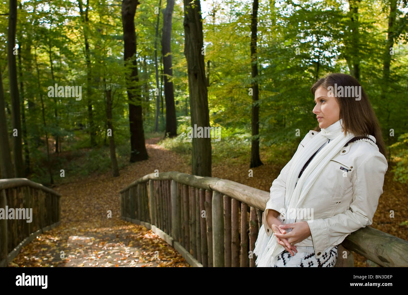 Person Standing On A Bridge High Resolution Stock Photography and ...